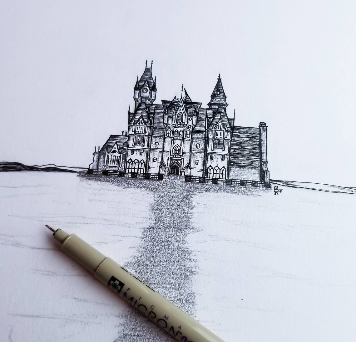 Beware of Crimson Peak Allerdale Hall Spooky House Wall Art | Etsy