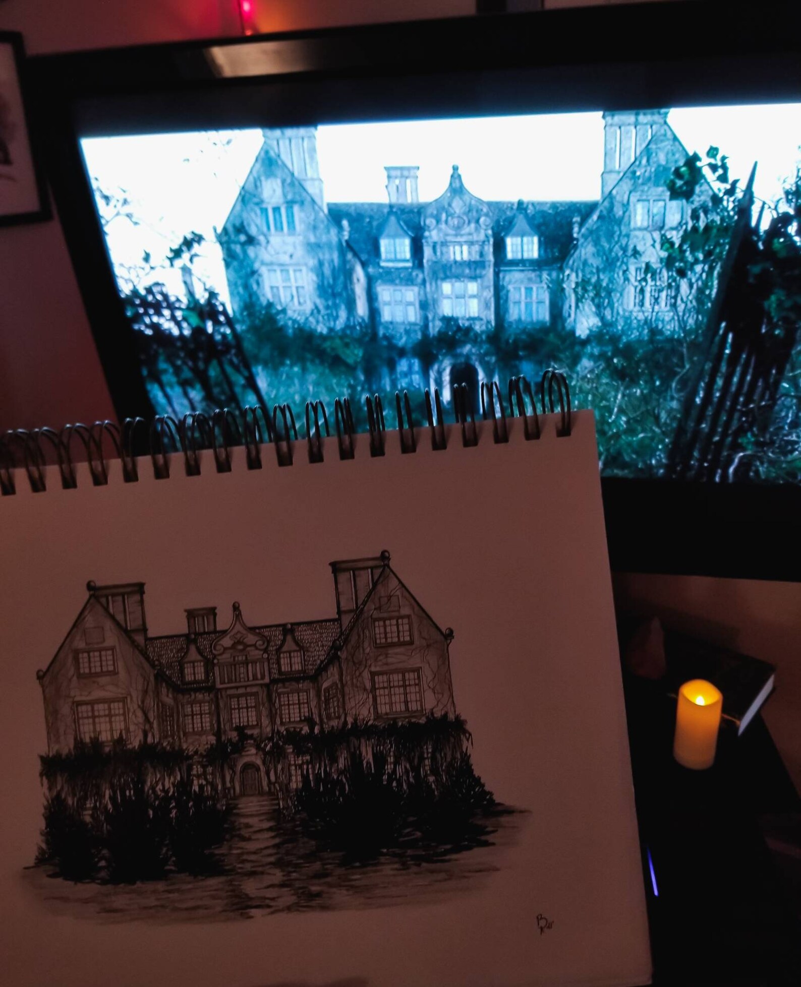 Eel Marsh House Victorian Gothic Haunted House Wall Art - Etsy