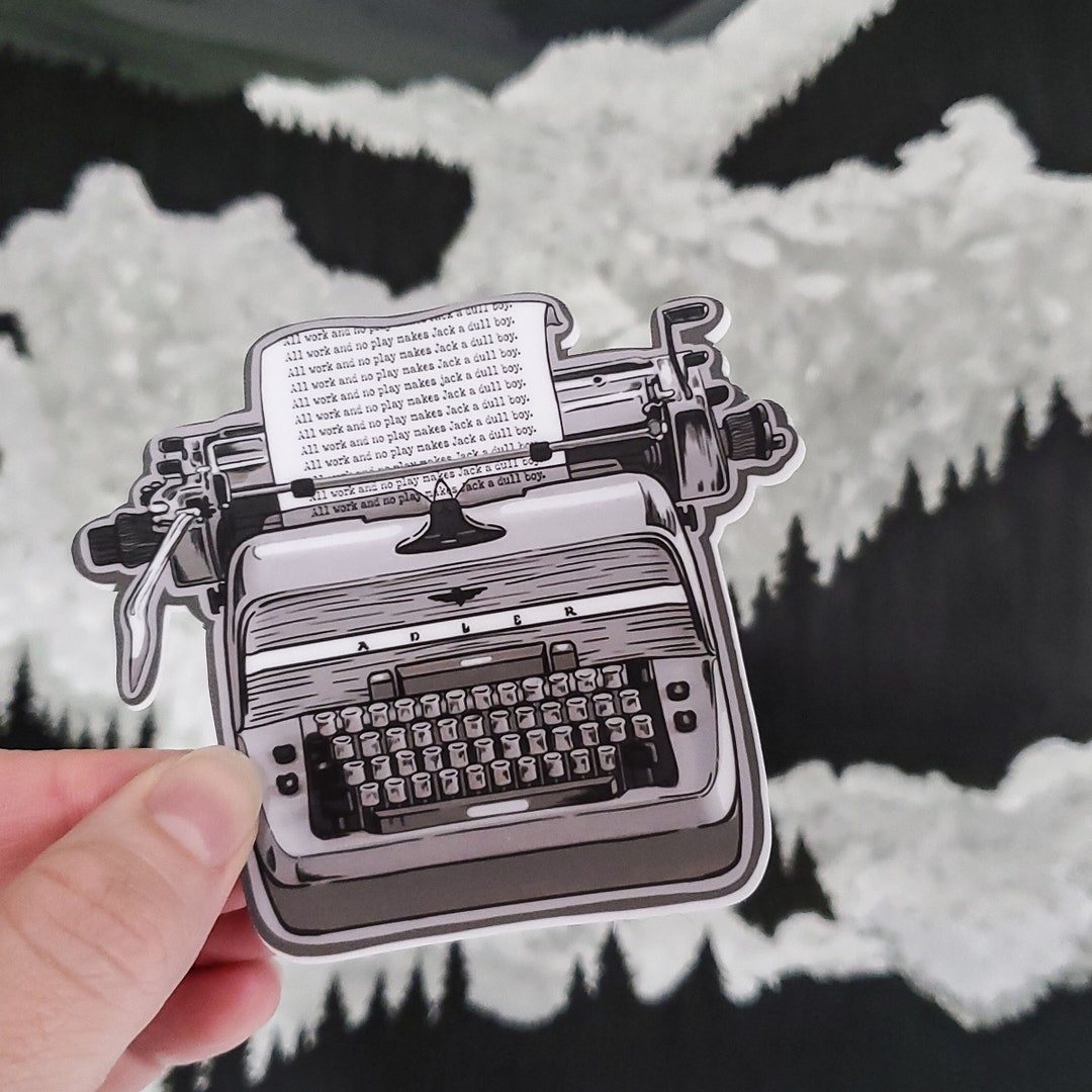 Jack Torrance's Typewriter - the Shining Vinyl Die Cut Sticker - Etsy