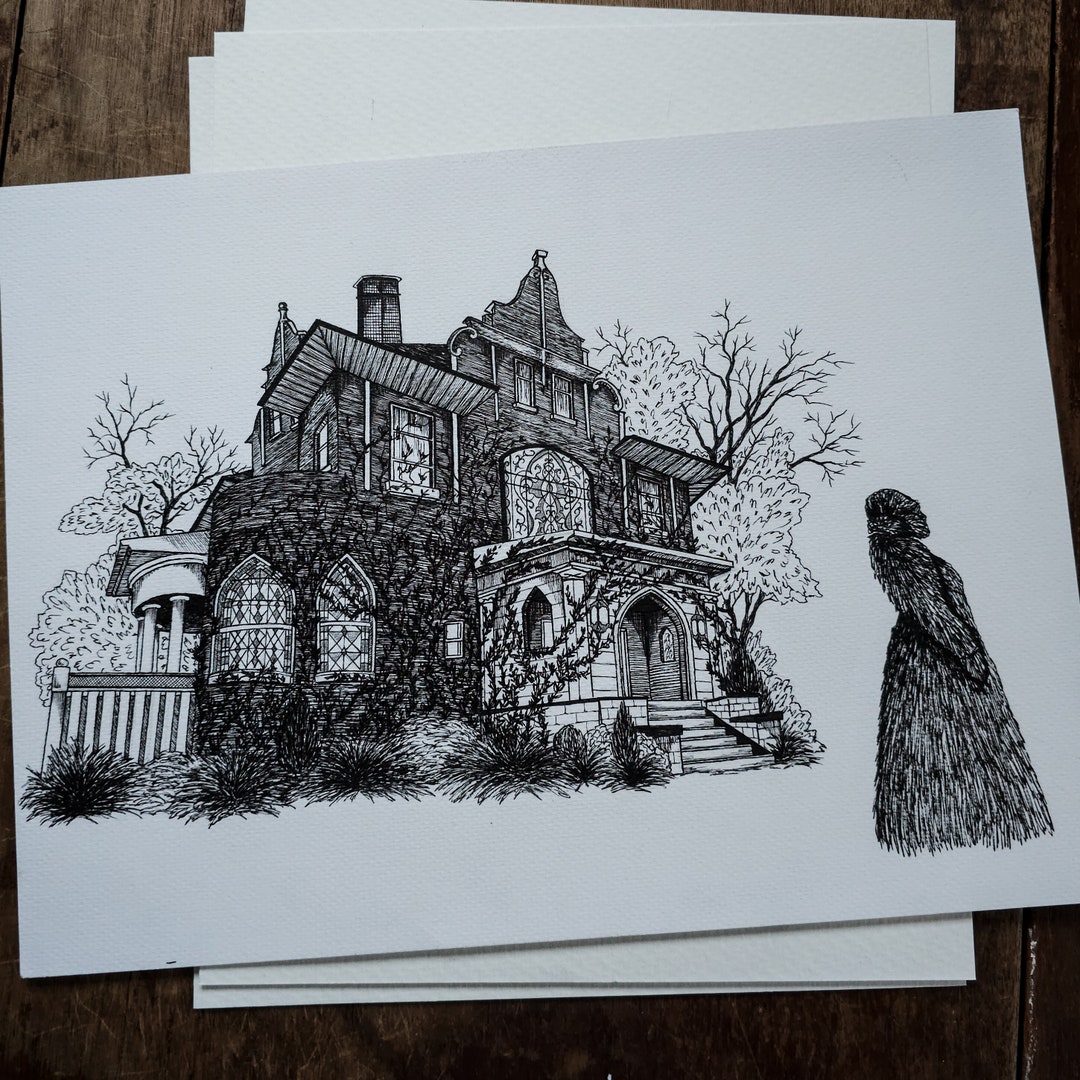 ORIGINAL Vampire Residence What We Do in the Shadows Drawing Pen and ...
