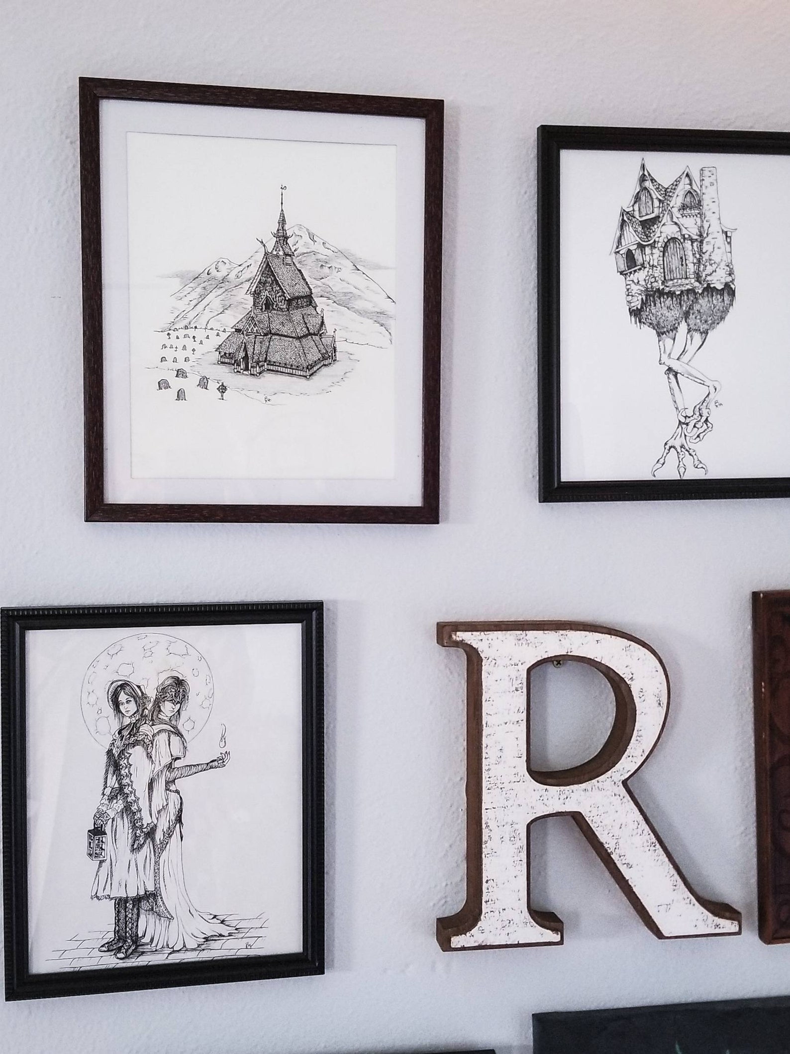 Viking Stave Church From Old World Wall Art Print | Etsy Canada