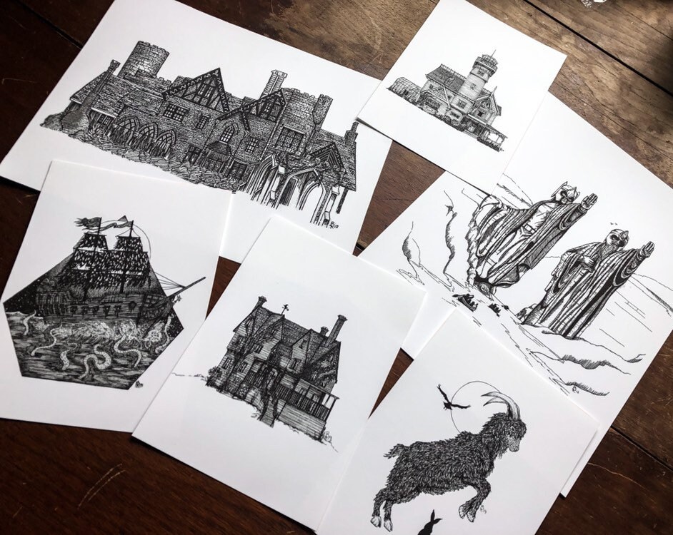 Spellman Sister's Mortuary Sabrina Wall Art Print | Etsy