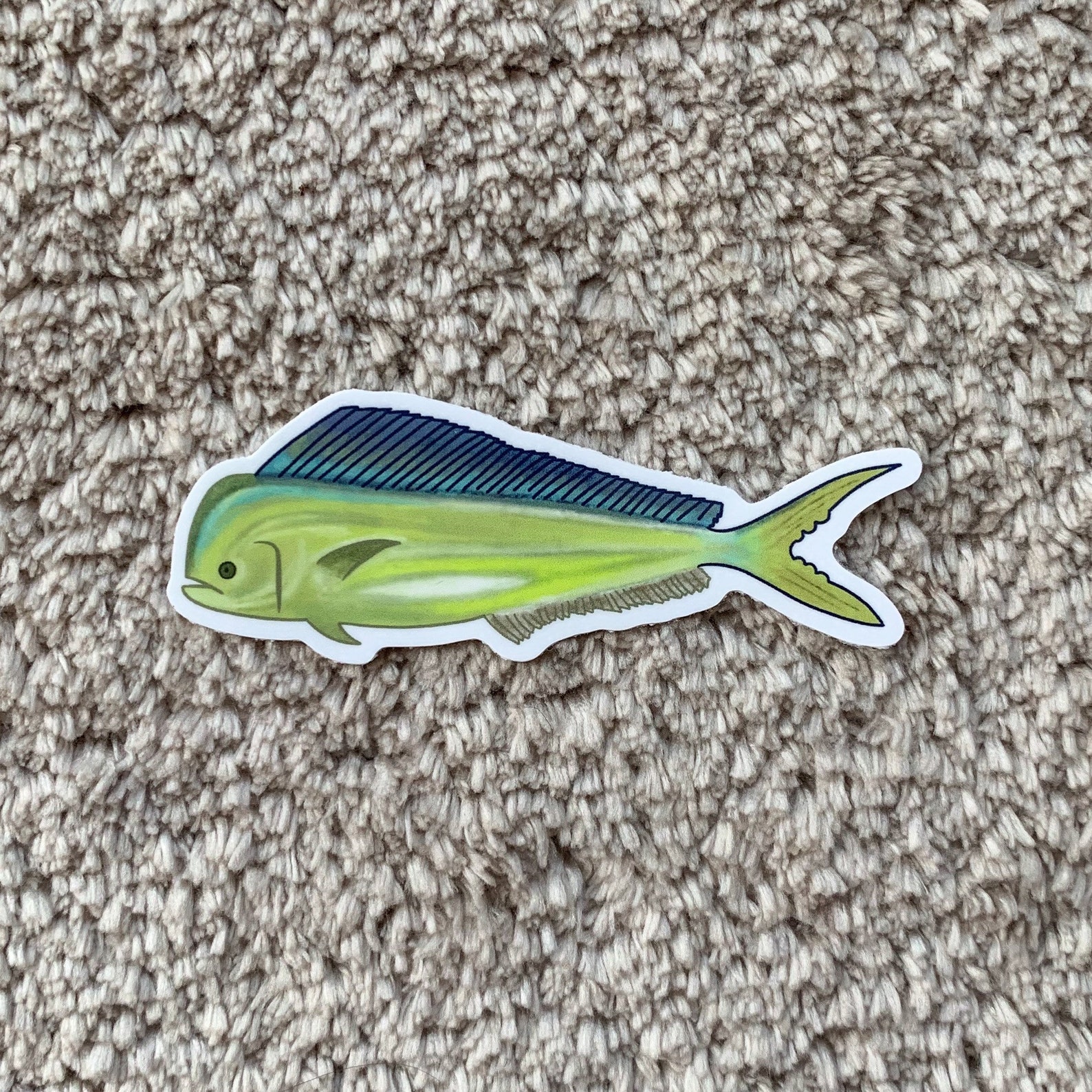 Mahi Mahi Fish Sticker - Etsy