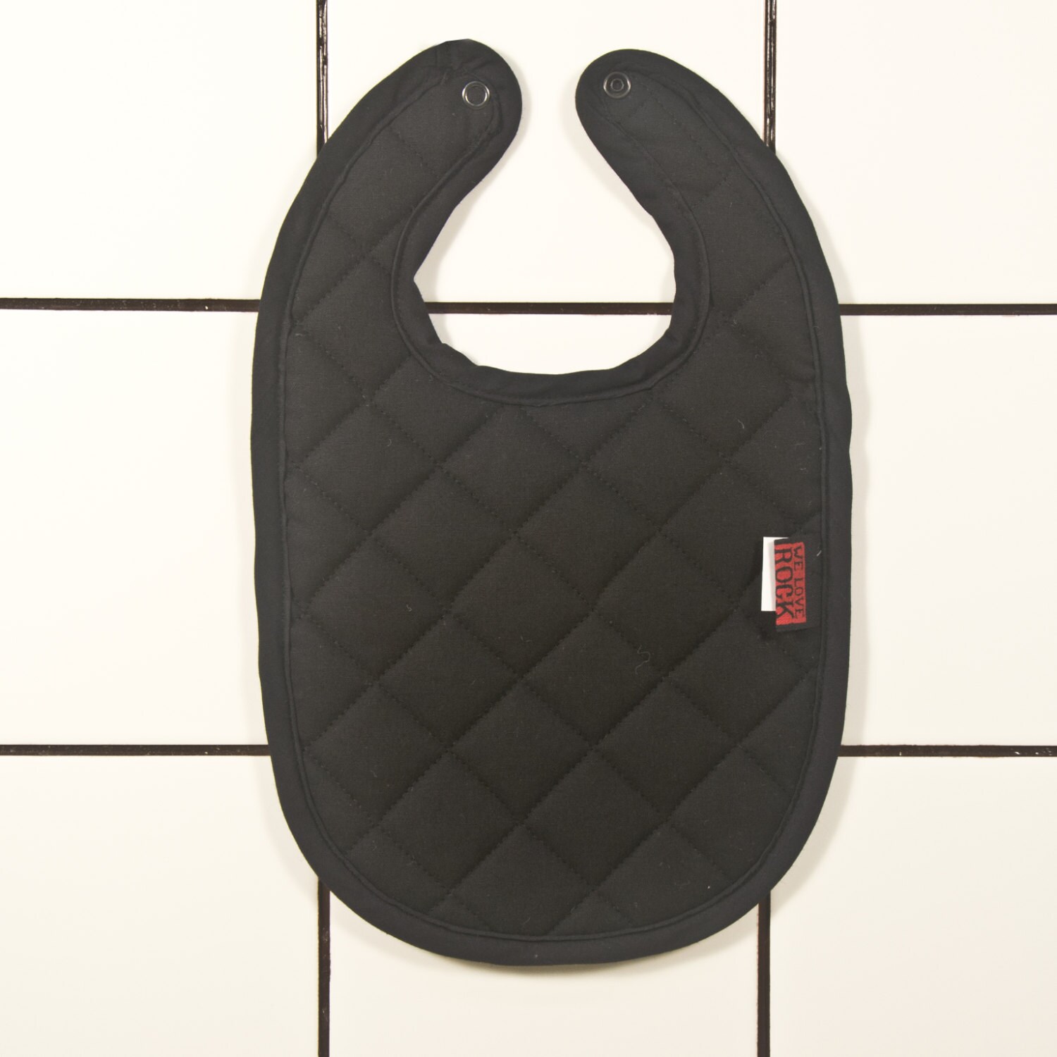 Rock'n'roll Baby Bib YOUNG AND REBEL Printed by Hand - Etsy