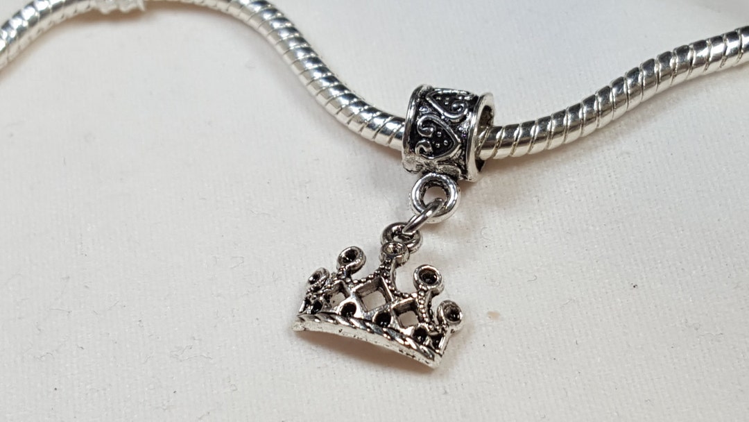 Tiara Charm, Crown Charm, Queen's Crown Charm, Princess Crown Charm ...