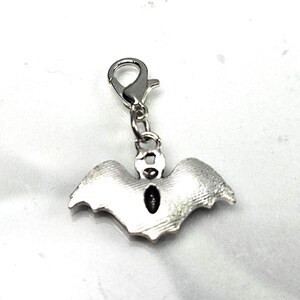 Red Enamel Vampire Bat Charm, Flying Bat Charm, Bat Dangle Charm ...