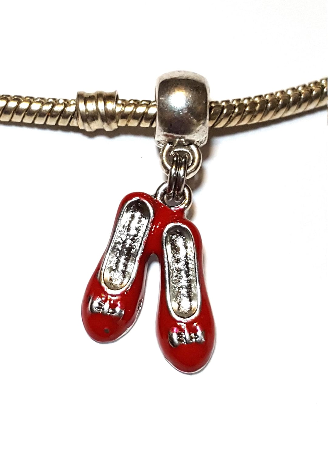 Ruby Red Slippers Charm, Wizard of Oz Dangle Charm Fits European ...