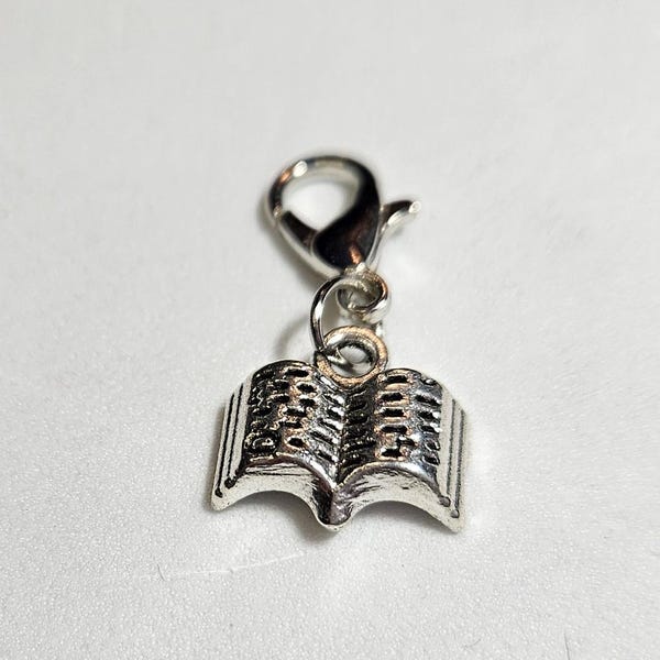 Open Book Charms - Etsy