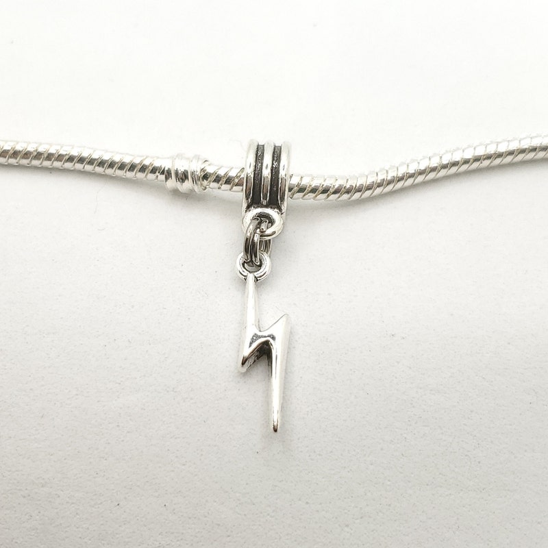Lightning Charm - Etsy
