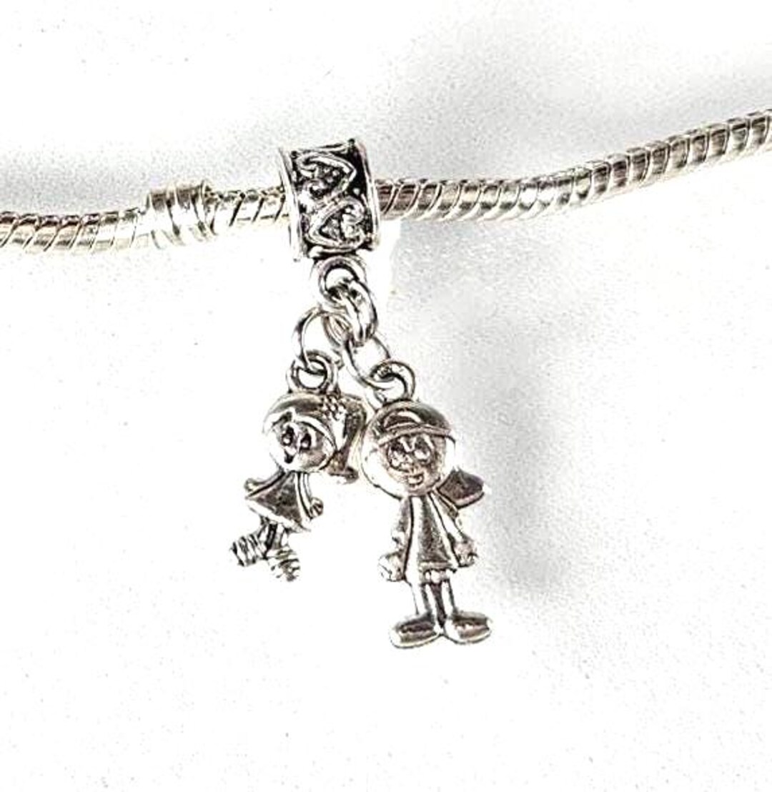Son Daughter Charm, One Son One Daughter, Grandchildren Charm, Sibling ...