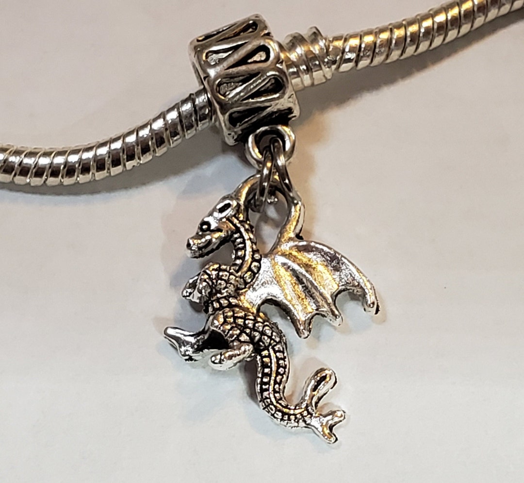 Dragon Charm, Mythical Creature, Syrax and Caraxes Dangle, Smaug Charm ...