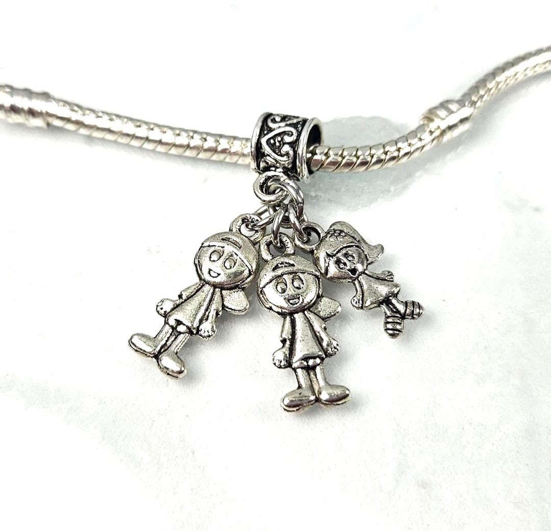 Son Daughter Charm Two Sons One Daughter Charm Grandchildren Charm ...