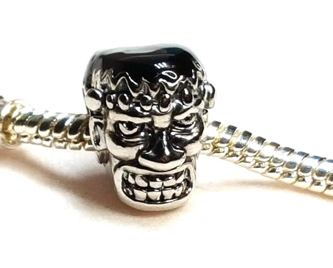 Frankenstein Charm, Halloween Charm, European Charm, Scary Charm ...