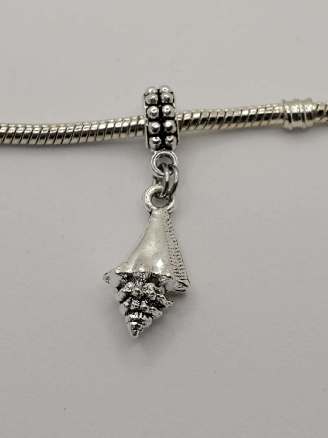 Conch Sea Shell Charm, Dangle Charm, Shell Charm, Conch Charm, Beach ...