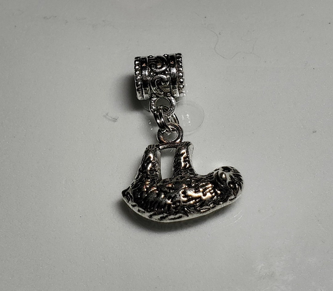 Sloth Charm, Hanging Sloth Charm, 3D Charm, European Charm,-adorable ...