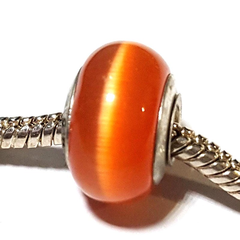 Orange Big Hole Charms - Etsy