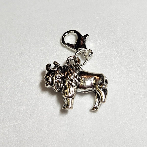 Bison Charm - Etsy
