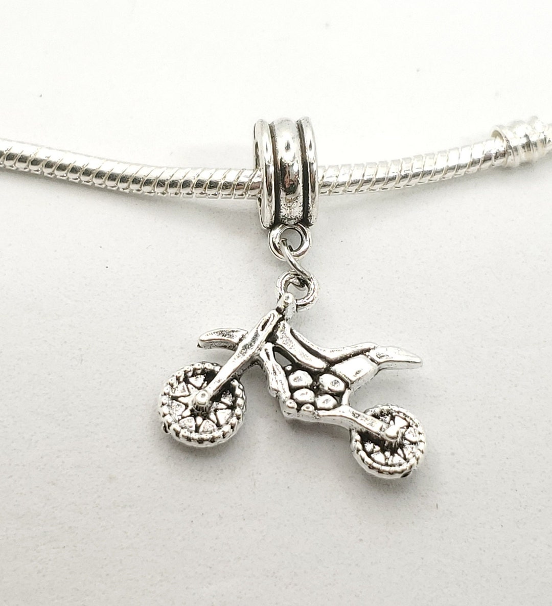 Dirt Bike Charm, Motorcycle Charm, Motorbike Charm, Motocross Charm, 3D ...