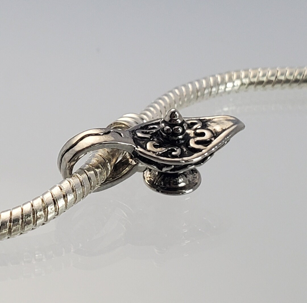 Genie Lamp Charm, Magic Lamp Charm, Aladdin's Lamp Charm, Wish-granting ...