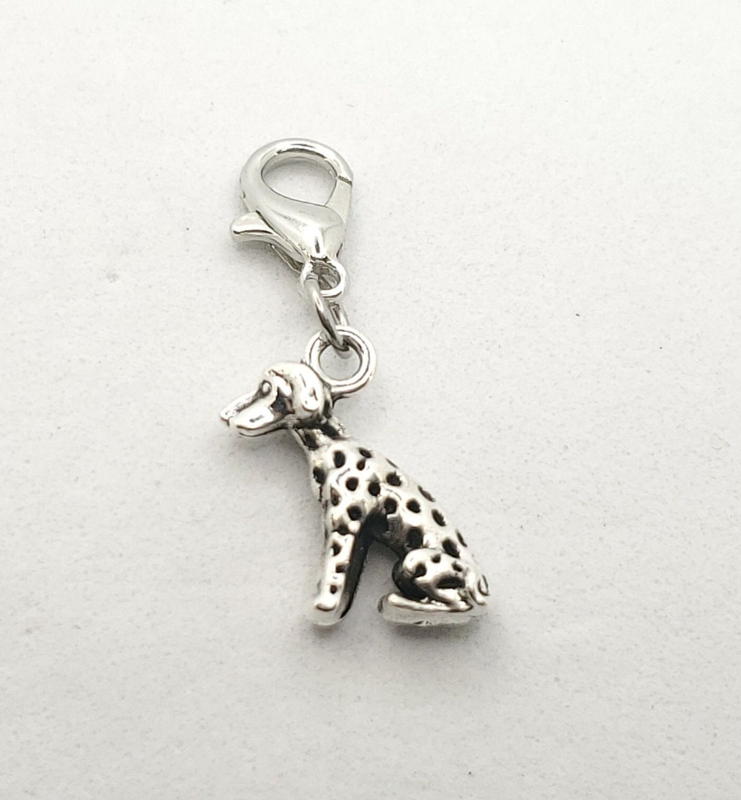 Dalmatian Dog Charm, Dangle Charm, Dog Charm, Puppy Charm, Lobster ...