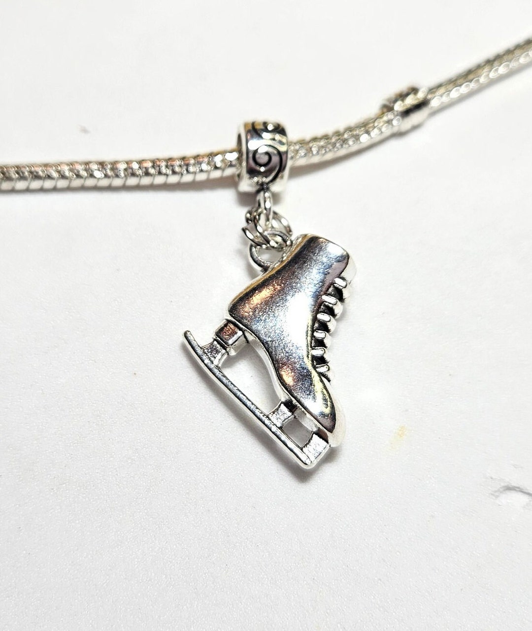 Ice Skate Charm, Ice Skates Charm, Ice Skater Charm, Ice Arena Charm ...