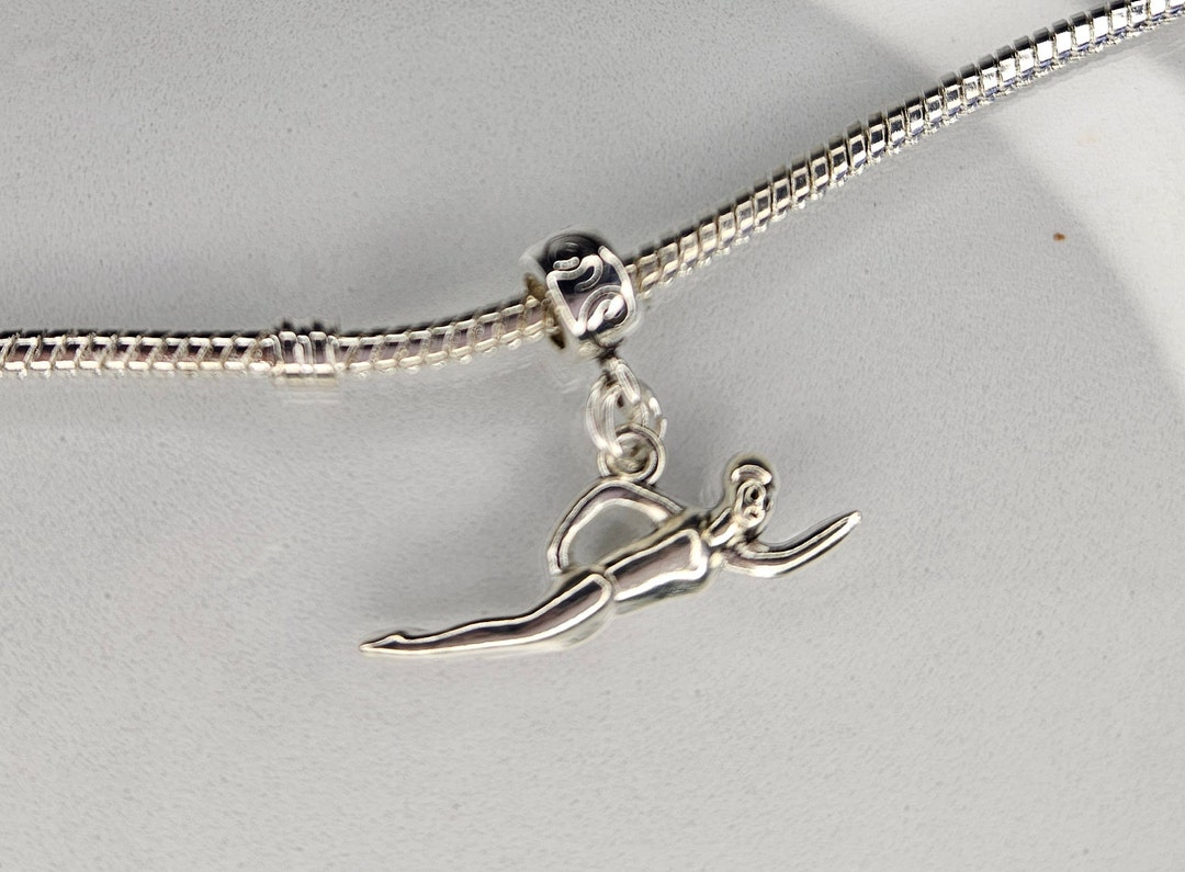 Swimmers Charm, Swimmer Charm, Swimming Charm, Lifeguard Charm,-fits ...
