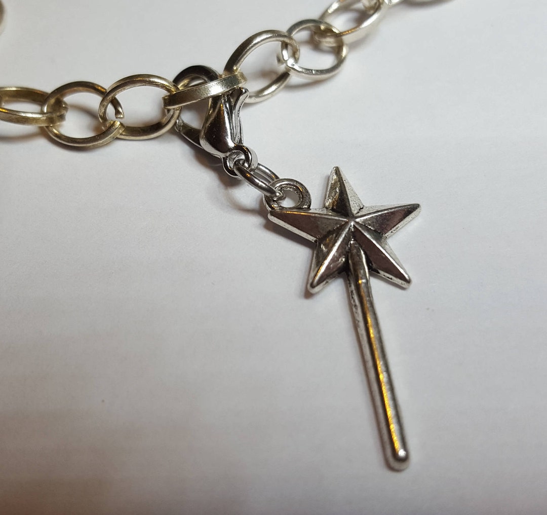 Fairy God Mother Wand, Dangle Charm, Magic Wand, Sorcerer Wand, Tooth ...