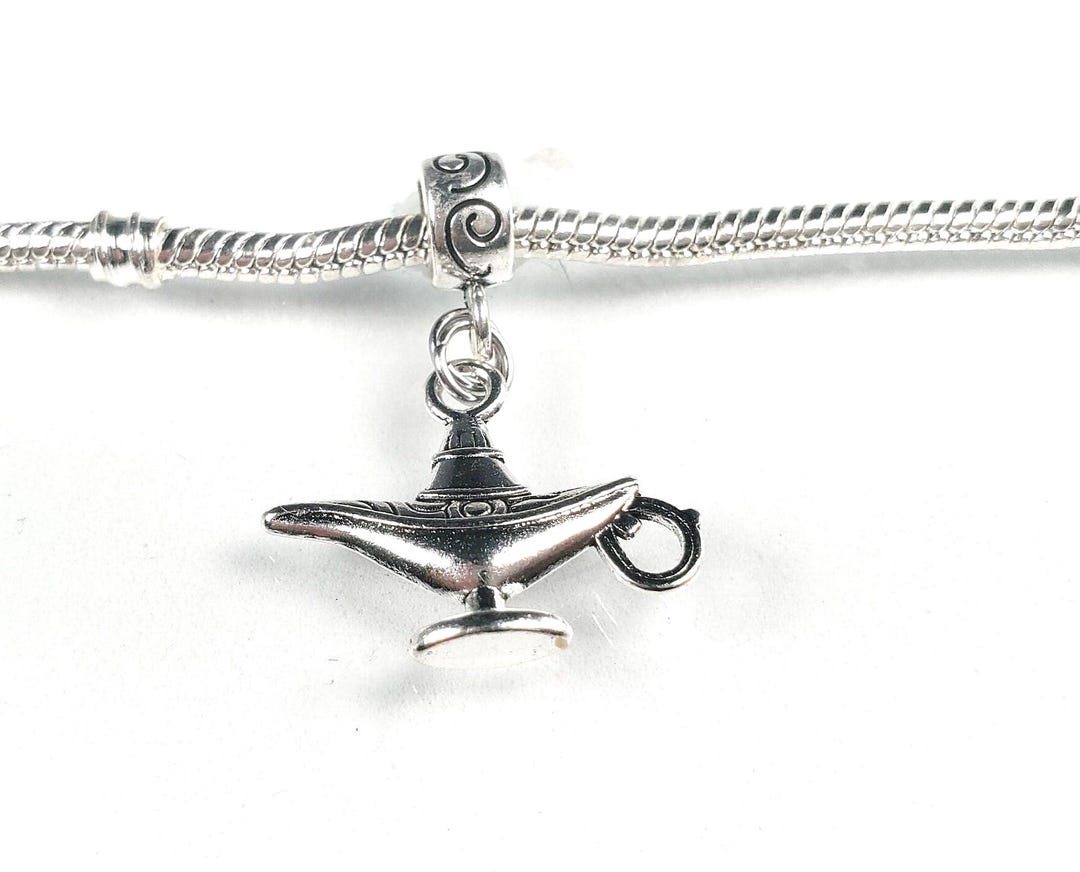 Genie Lamp Charm for Bracelet - Magic Aladdin’s Lamp Pendant, Lantern ...