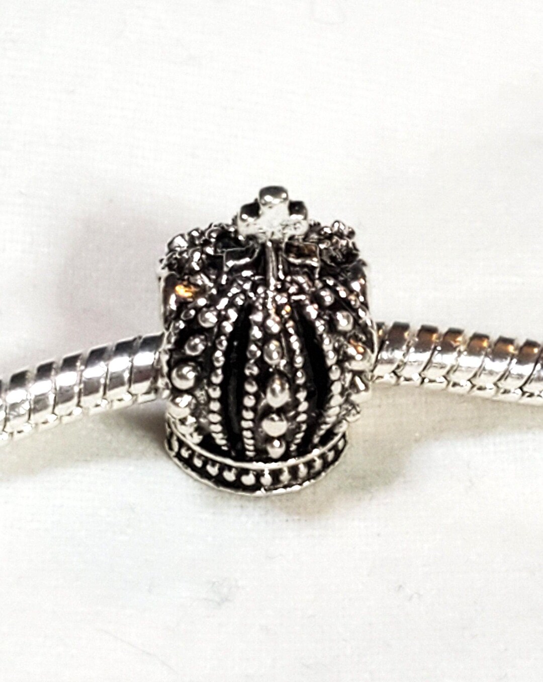 Crown Charm, Queen's Crown Charm, Princess Crown Charm, Textured Charm ...