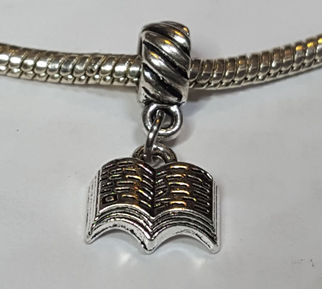 Book Charm, Open Book Charm, Librarian Charm, Petite Charm, Graduate ...