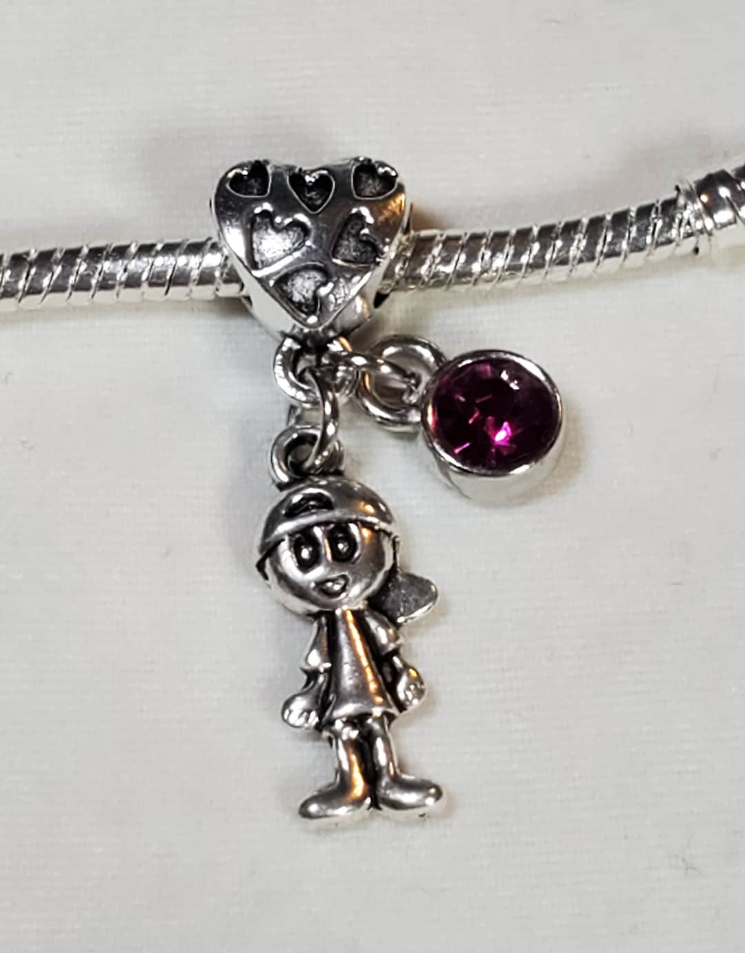 Son Charm, Grandson Charm, Little Boy Charm, June Birthstone, Boy Charm ...