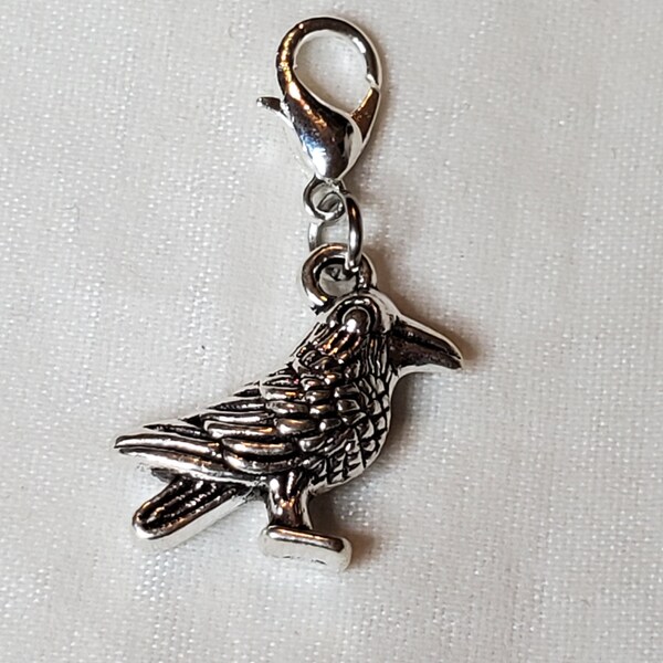 Crow Charm - Etsy