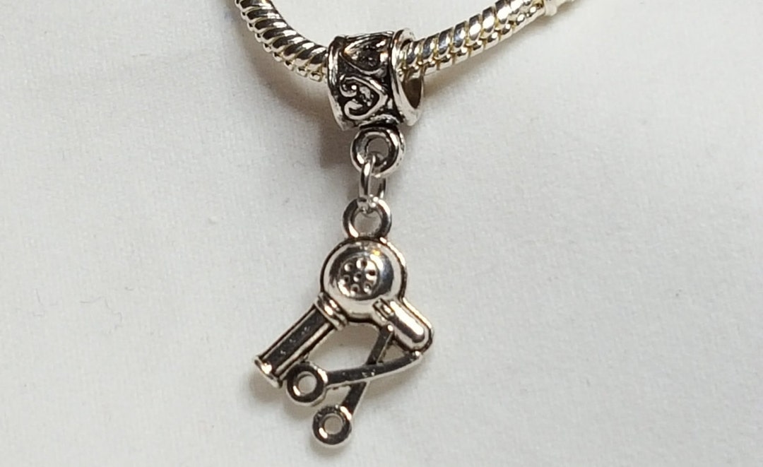 Hair Stylist Charm, Barber Charm, Beautician Charm, Blow Dryer Scissors ...