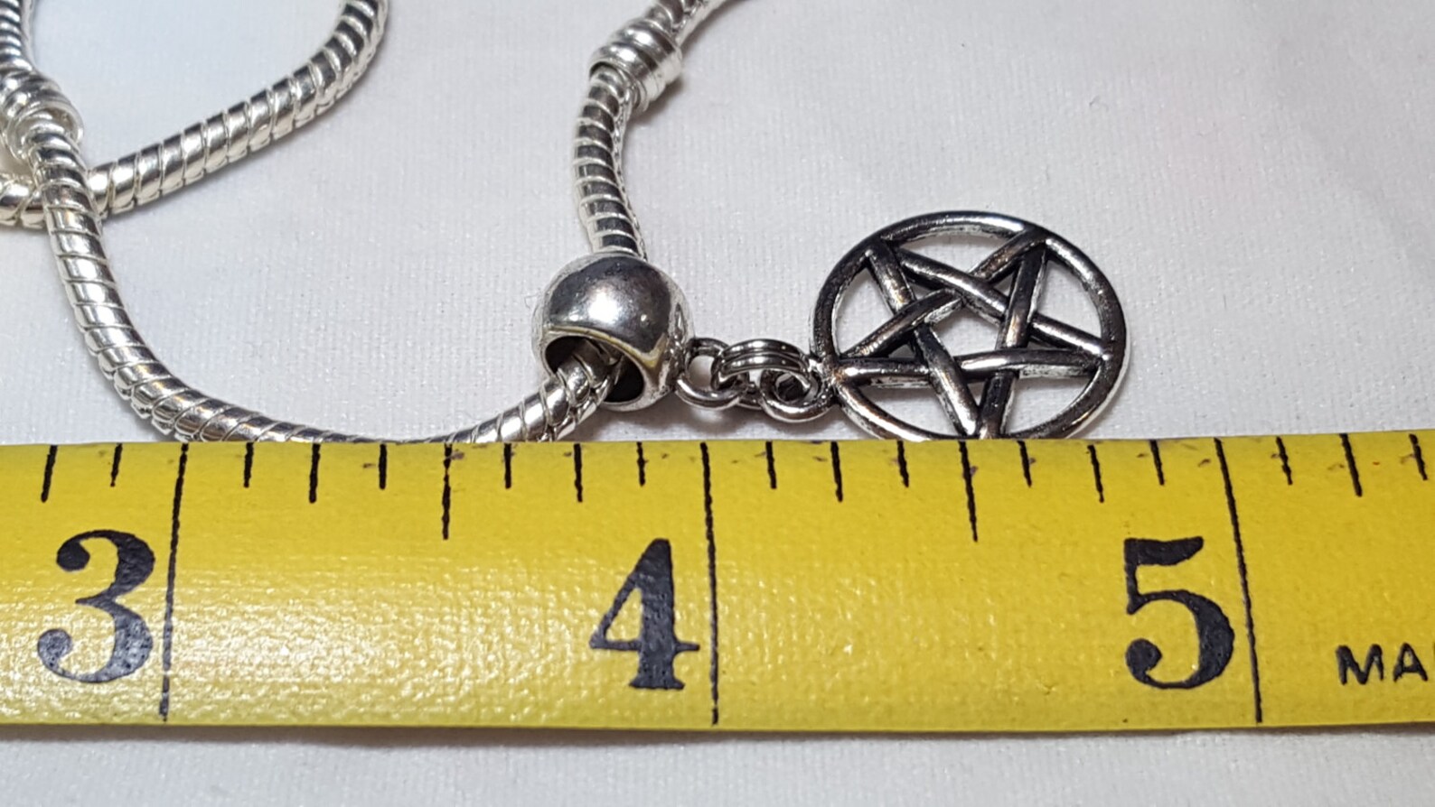 Pentagram, Pentangle Star Pentagon, the Star of Life, Silver Tone ...