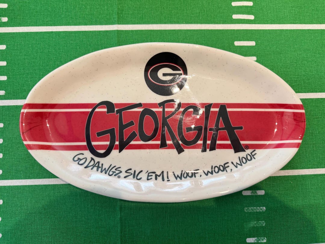 Licensed College Tray-melamine - University of Georgia -UGA Tailgate ...