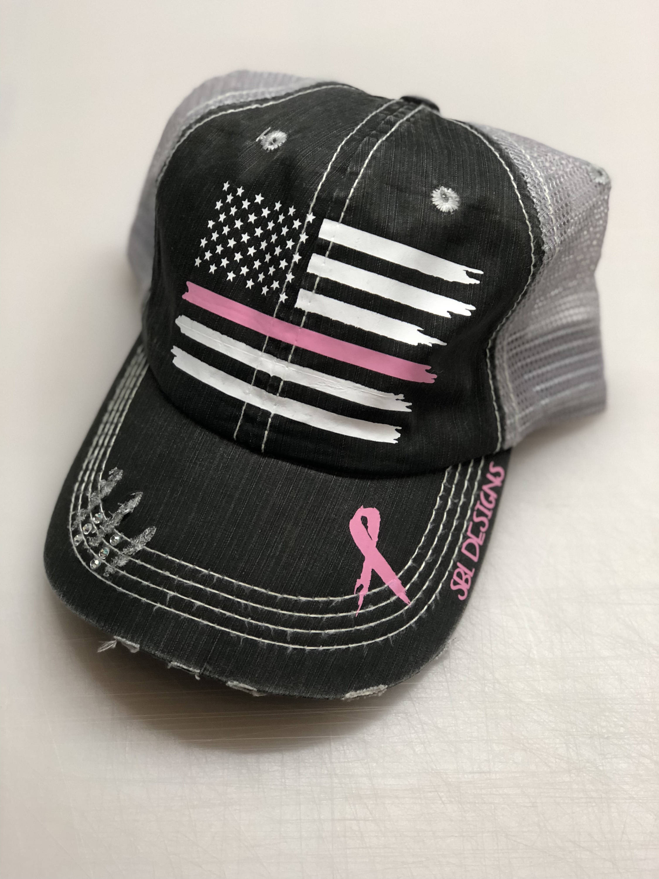 Cancer Awareness Hat with Flag | Etsy