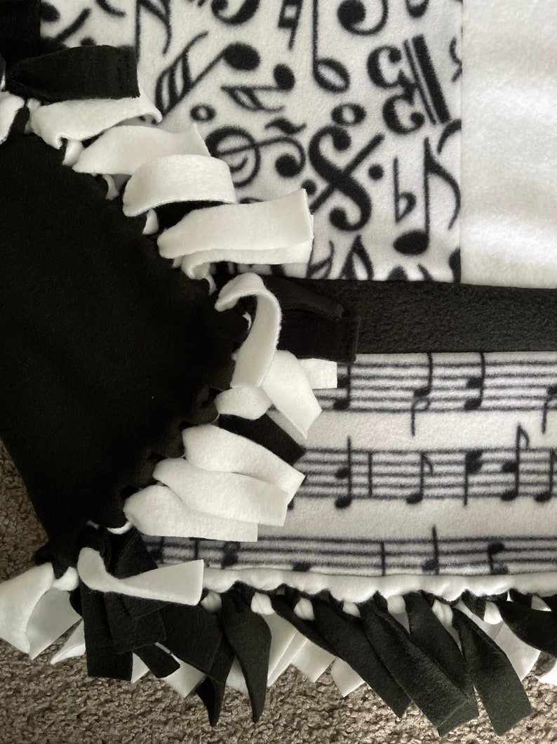 MUSIC NOTE and GUITAR Fleece Blanket - Etsy