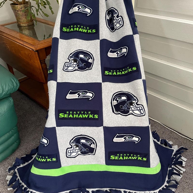 Seahawks Quilt - Etsy