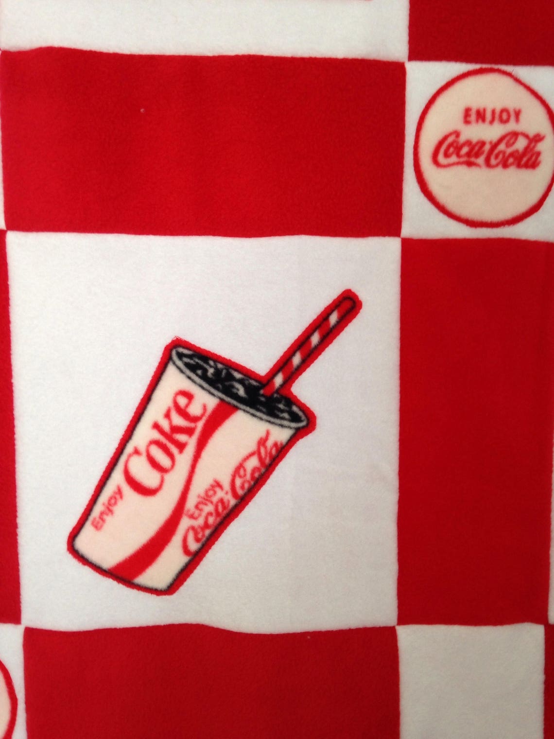 COCA COLA FLEECE Blanket | Etsy