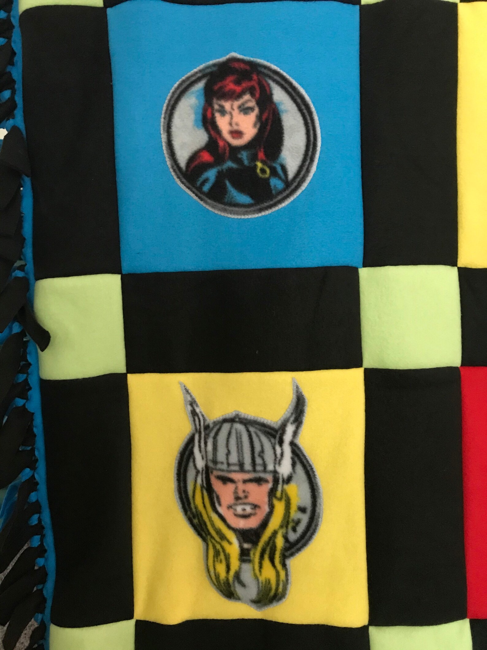 MARVEL SUPER HERO Fleece Blanket | Etsy