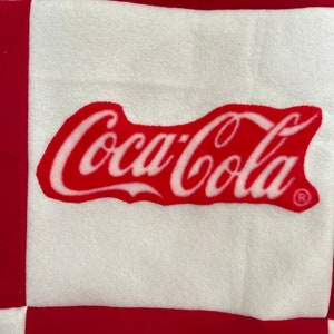 COCA COLA FLEECE Blanket - Etsy
