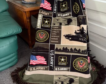 3-75th US Army Rangers US Army Ranger Fleece Blanket Army - Etsy