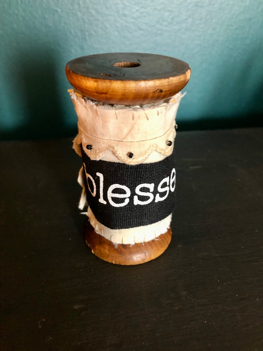 Blessed Handmade Virgin Mary Scroll Vintage Assemblage Diana D Darden ...