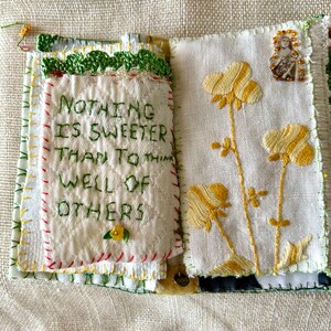 Saint Therese of Lisieux Hand Stitched Book - Diana D Darden - Vintage ...