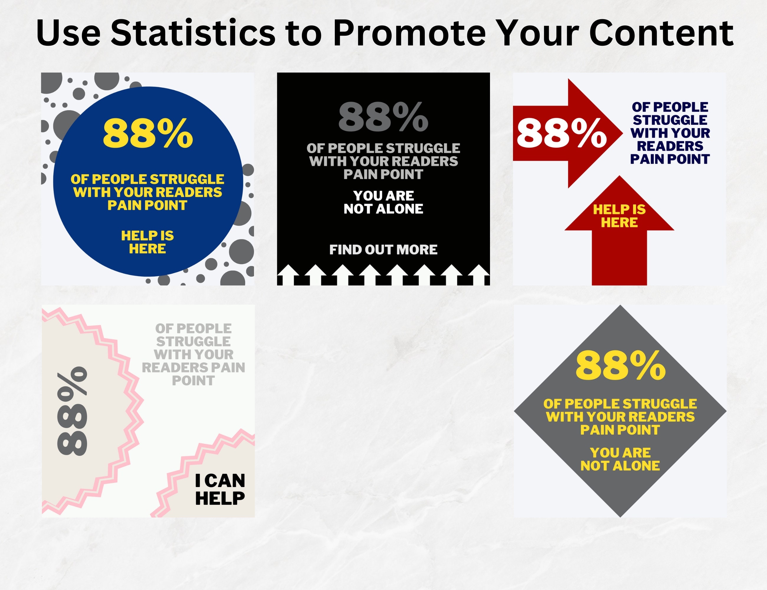 Ebook Template Instagram Posts and Stories Bundle to Promote - Etsy