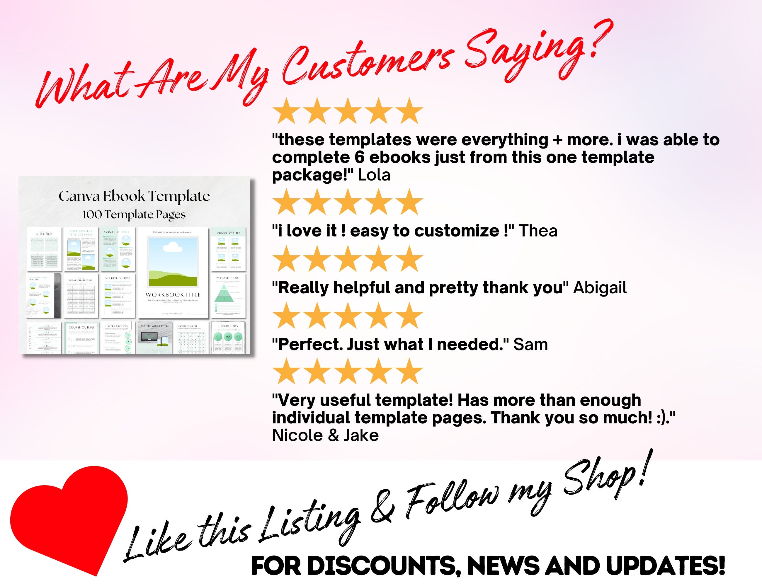 Ebook Template Instagram Posts and Stories Bundle to Promote - Etsy