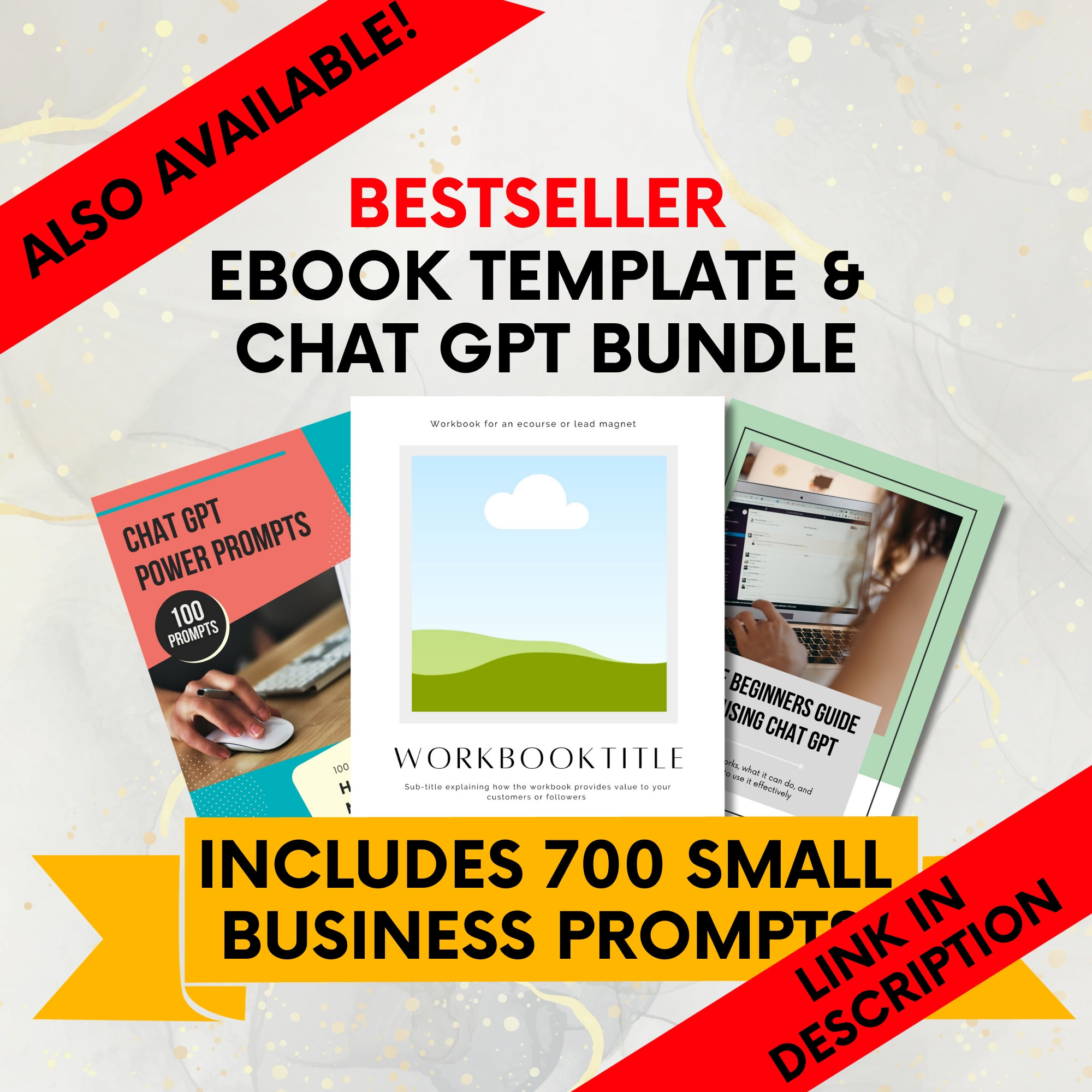 Ebook Template Instagram Posts and Stories Bundle to Promote Your Ebook ...