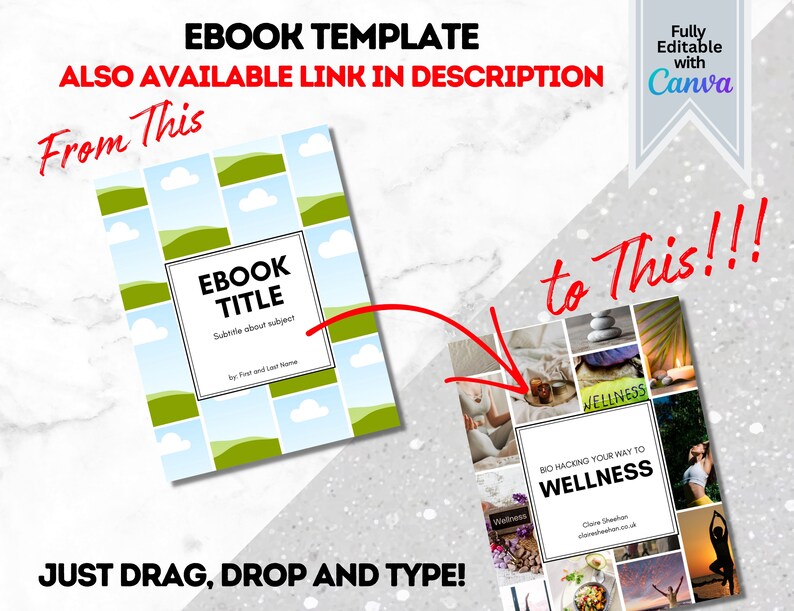 Ebook Template Instagram Posts and Stories Bundle to Promote - Etsy