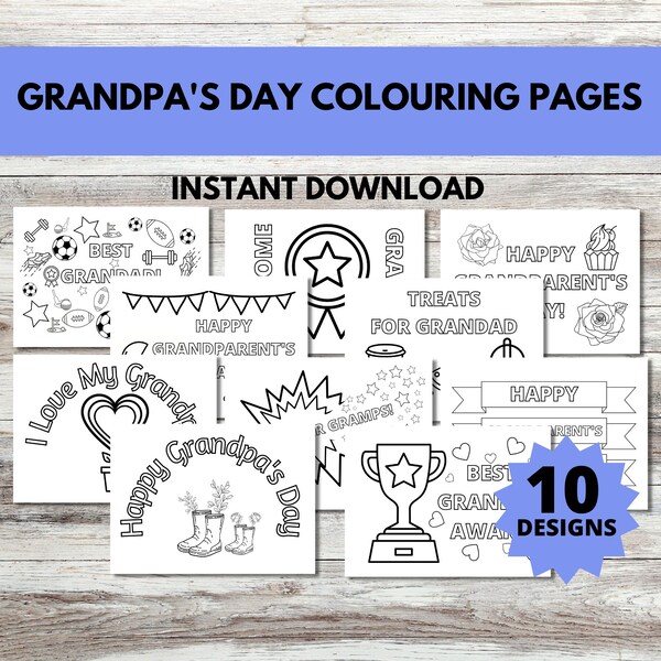 Grandparents Day Activity Sheet - Etsy