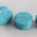 Stretching Turquoise Flare Plugs Turquoise Flared Ear Plugs One Pair ...
